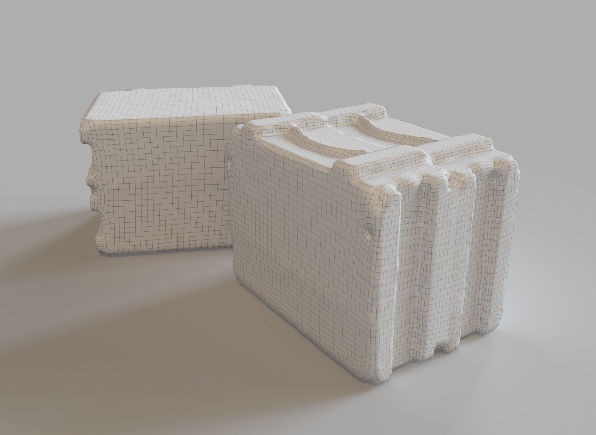 3D model Old Ammo Box Photogrammetry 3d scan optimized game ready VR ...