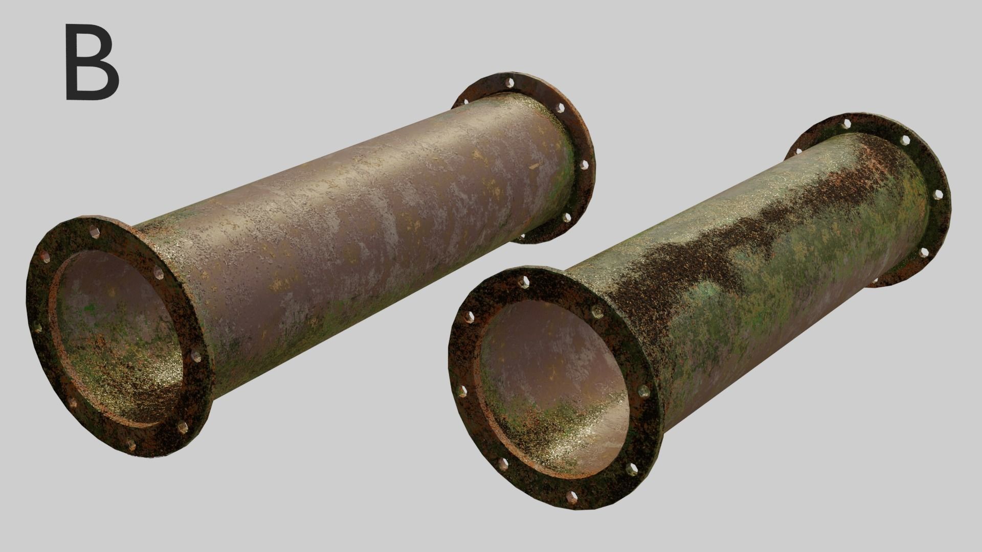 3D model Sewer Pipe with Texture Variants VR / AR / low-poly | CGTrader
