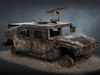 3D model HMMWV M998 Humvee Destroyed VR / AR / low-poly | CGTrader