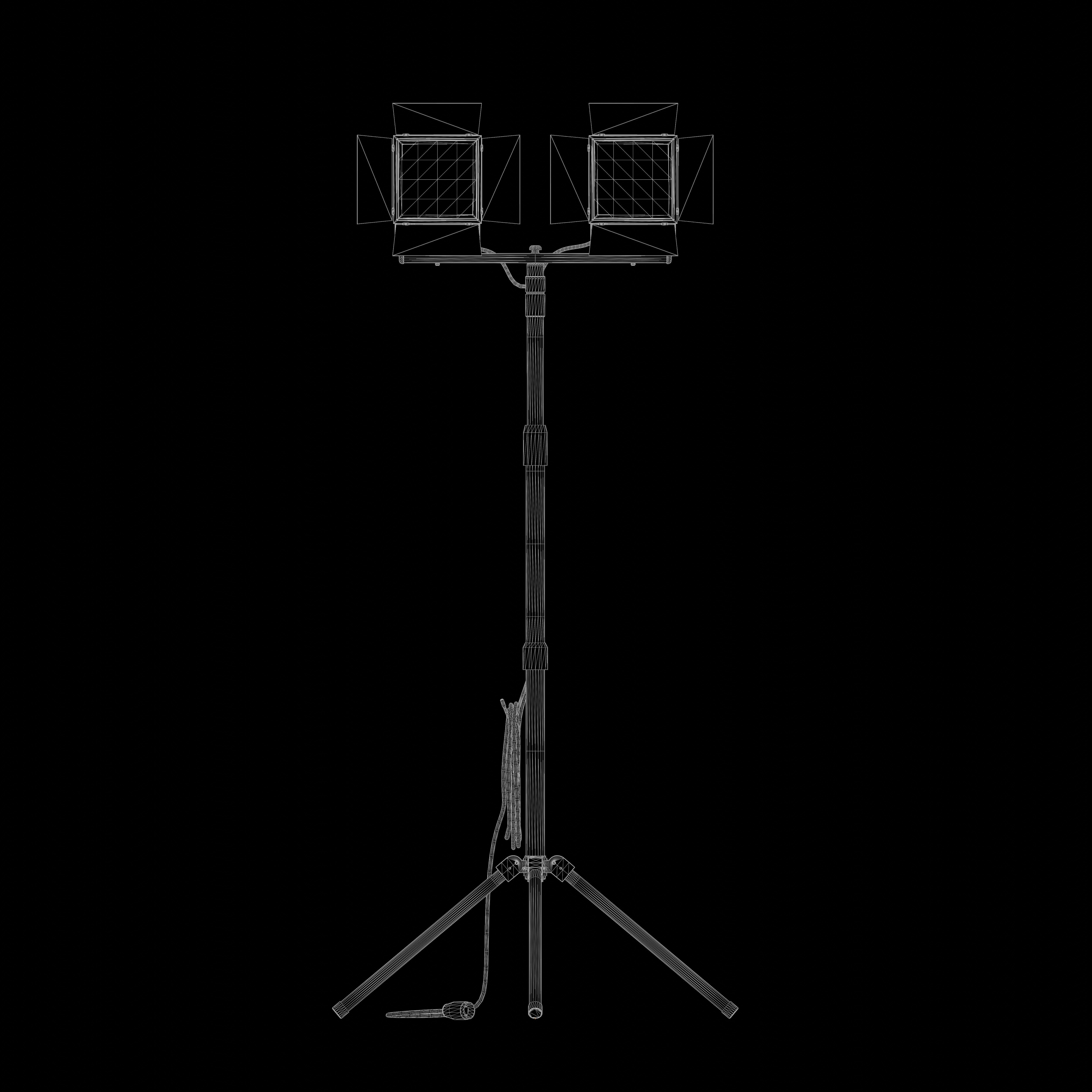 3D model Flood Light Pack With Custom Textures VR / AR / low-poly ...