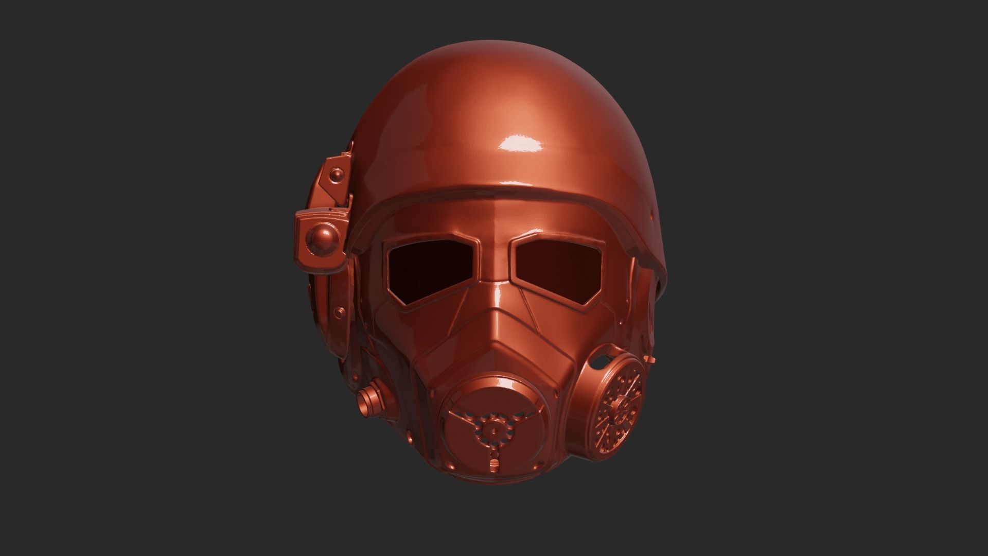 Helmet NCR Fallout Veteran 3D model 3D printable | CGTrader