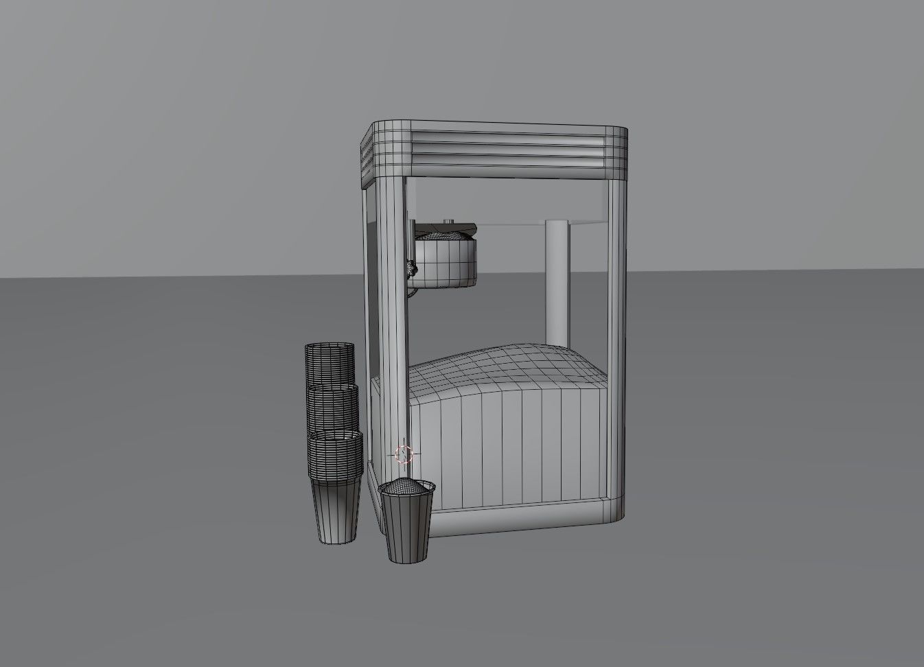 3D model Old Popcorn Machine VR / AR / low-poly | CGTrader