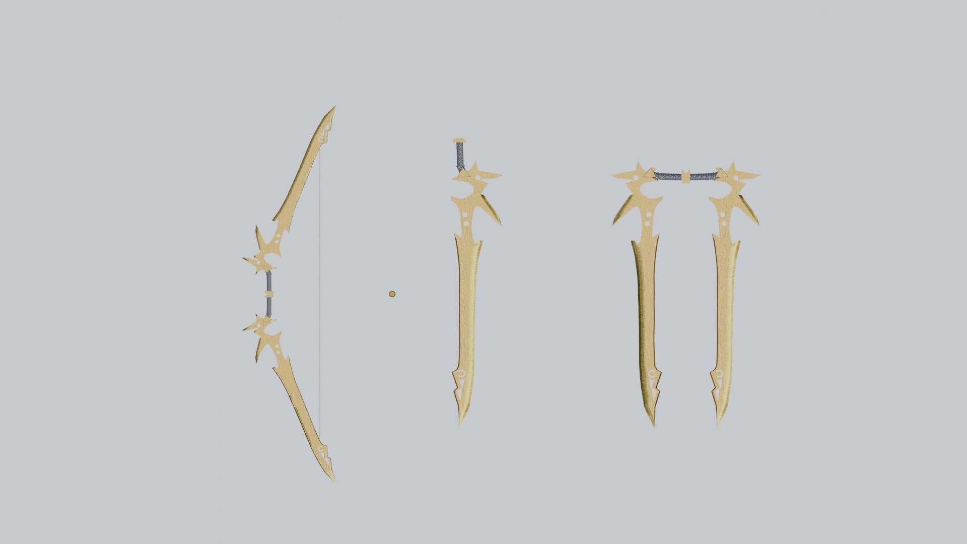 Sword Bow 3D model | CGTrader
