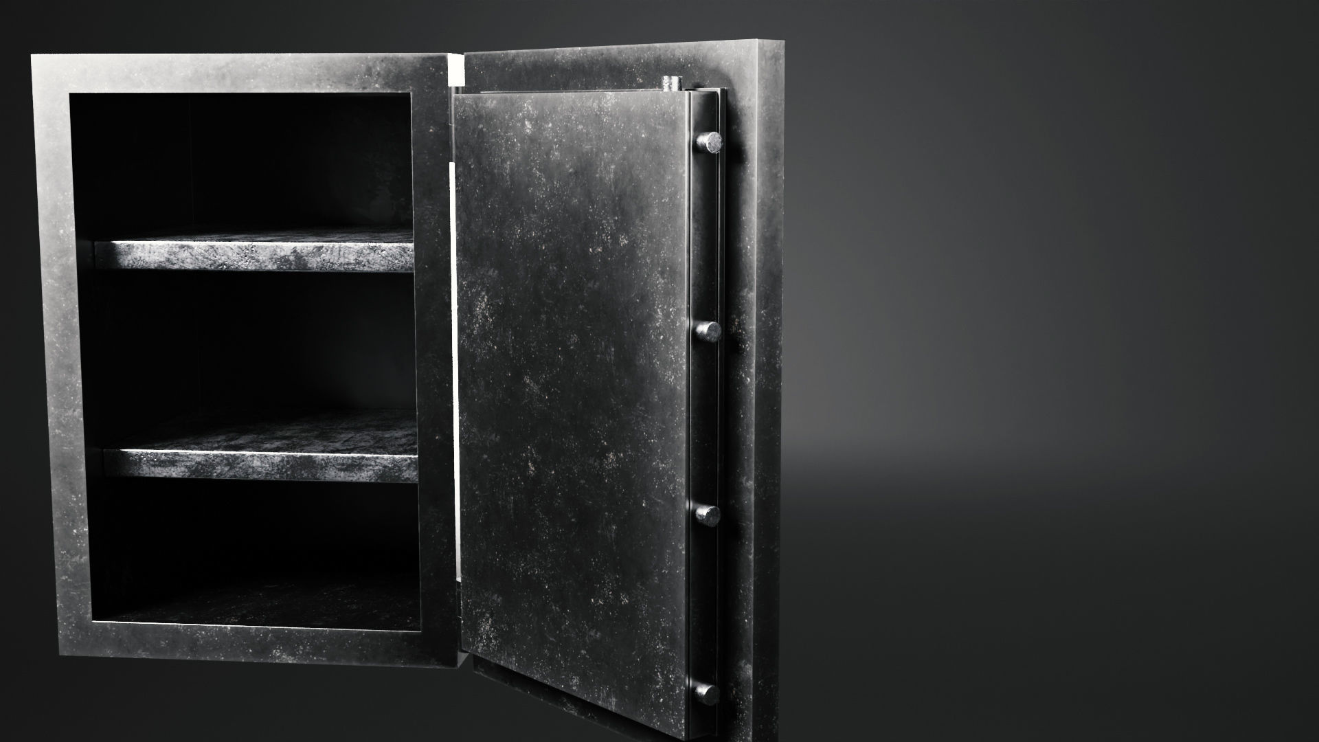 3D model Low-poly Safe by Nikdox VR / AR / low-poly | CGTrader