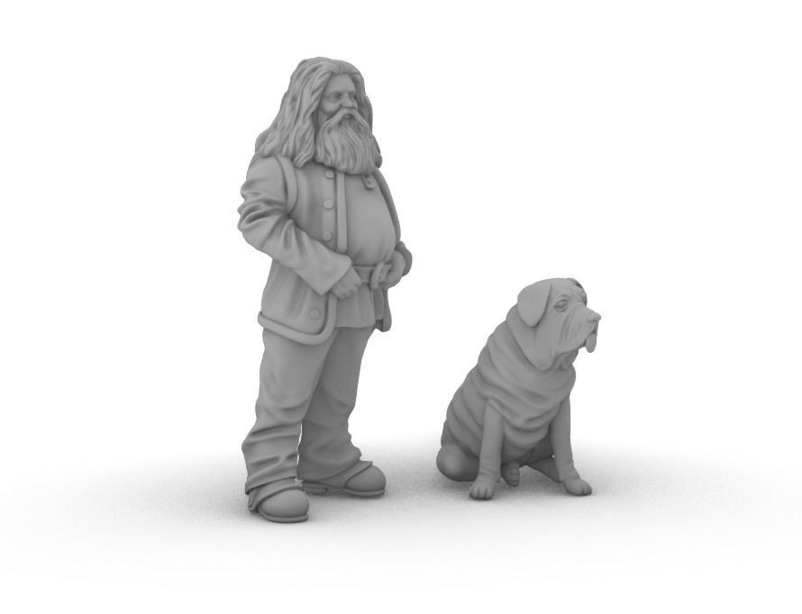 Hagrid and Thor from Harry Potter - 3D Model File STL 3D model 3D ...