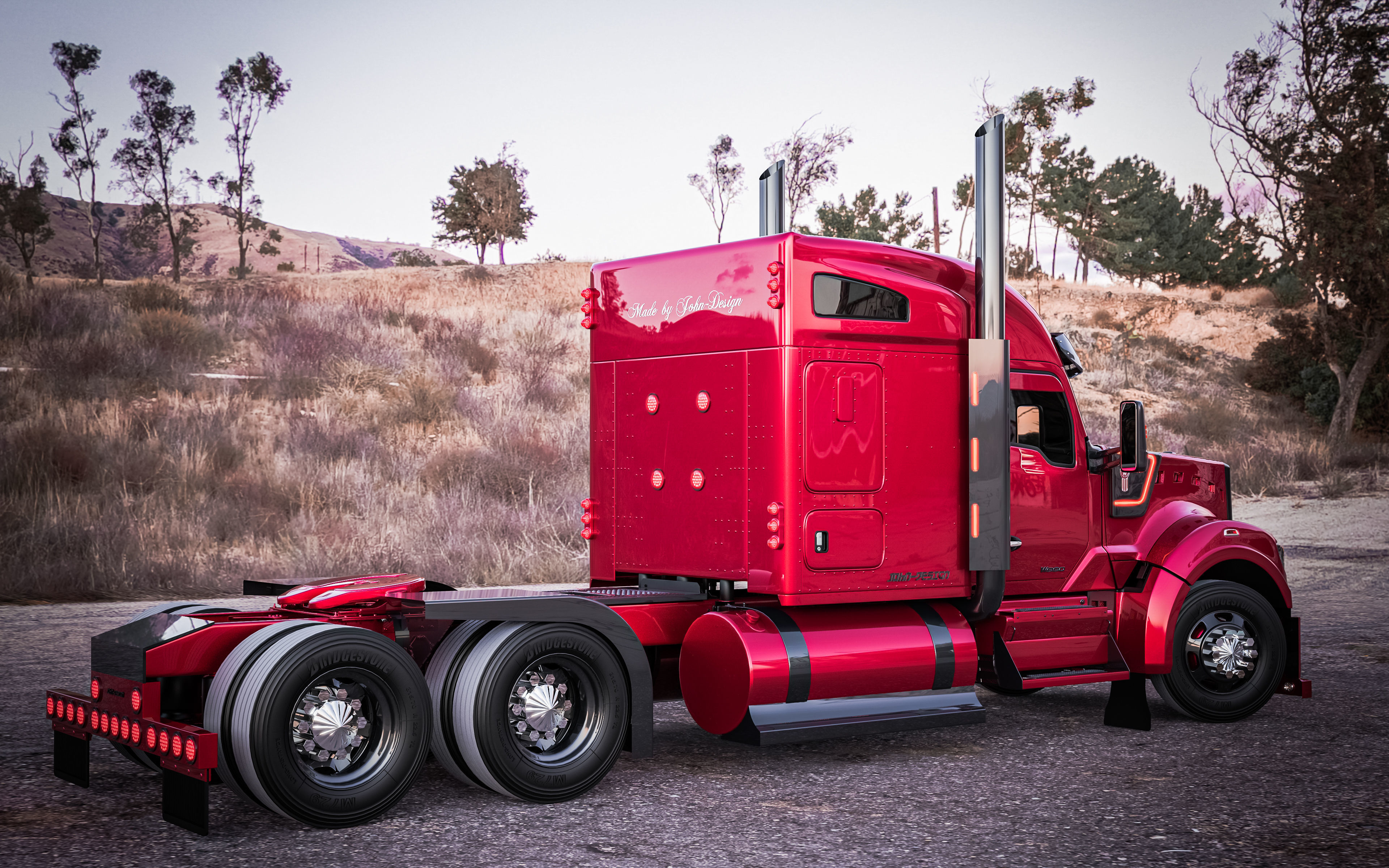 Kenworth W990 NO CHROME EDITION 3D model 3D model | CGTrader