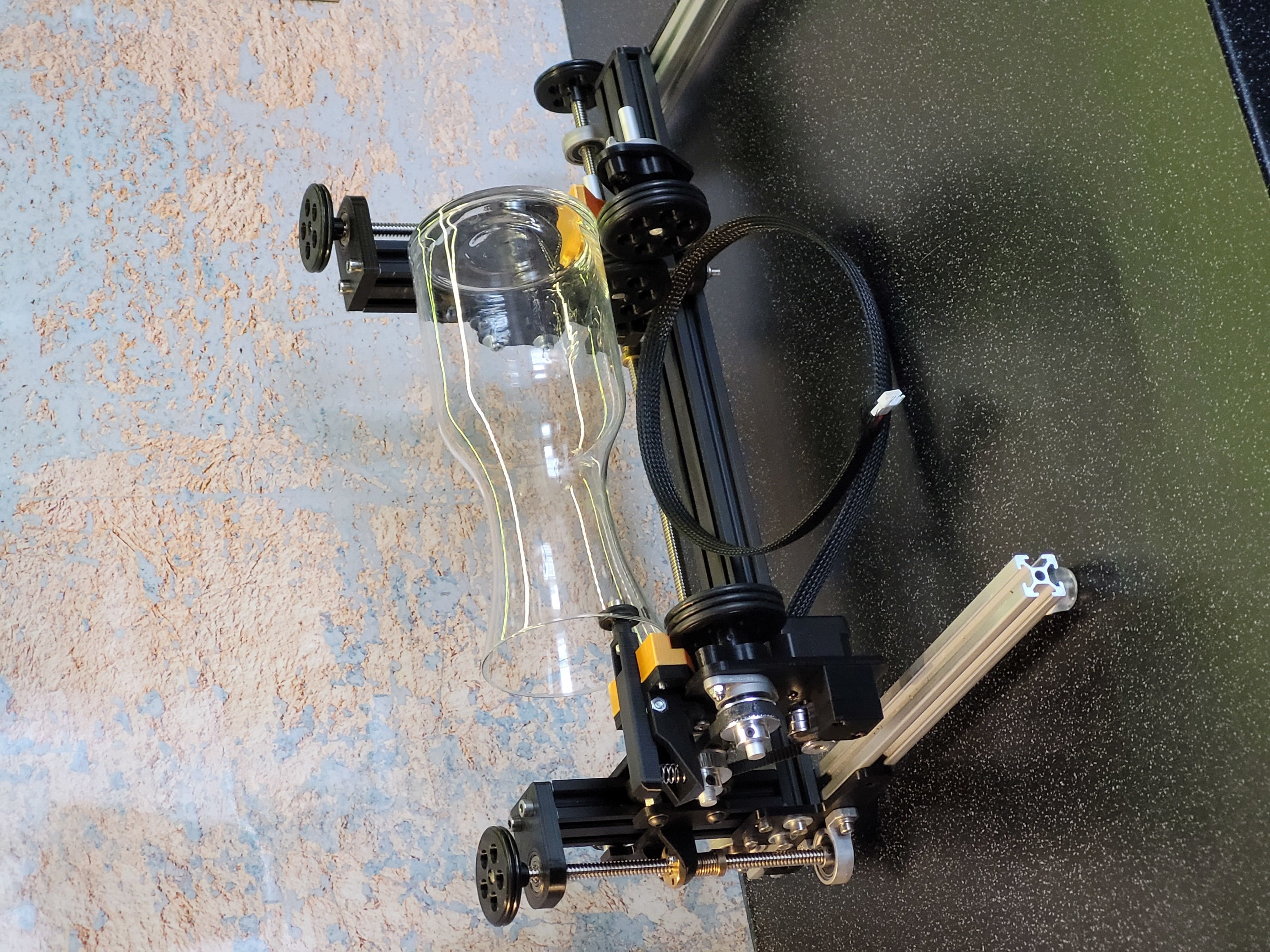 CNC Laser Engraver Rotary Attachment Module 3D model 3D printable ...