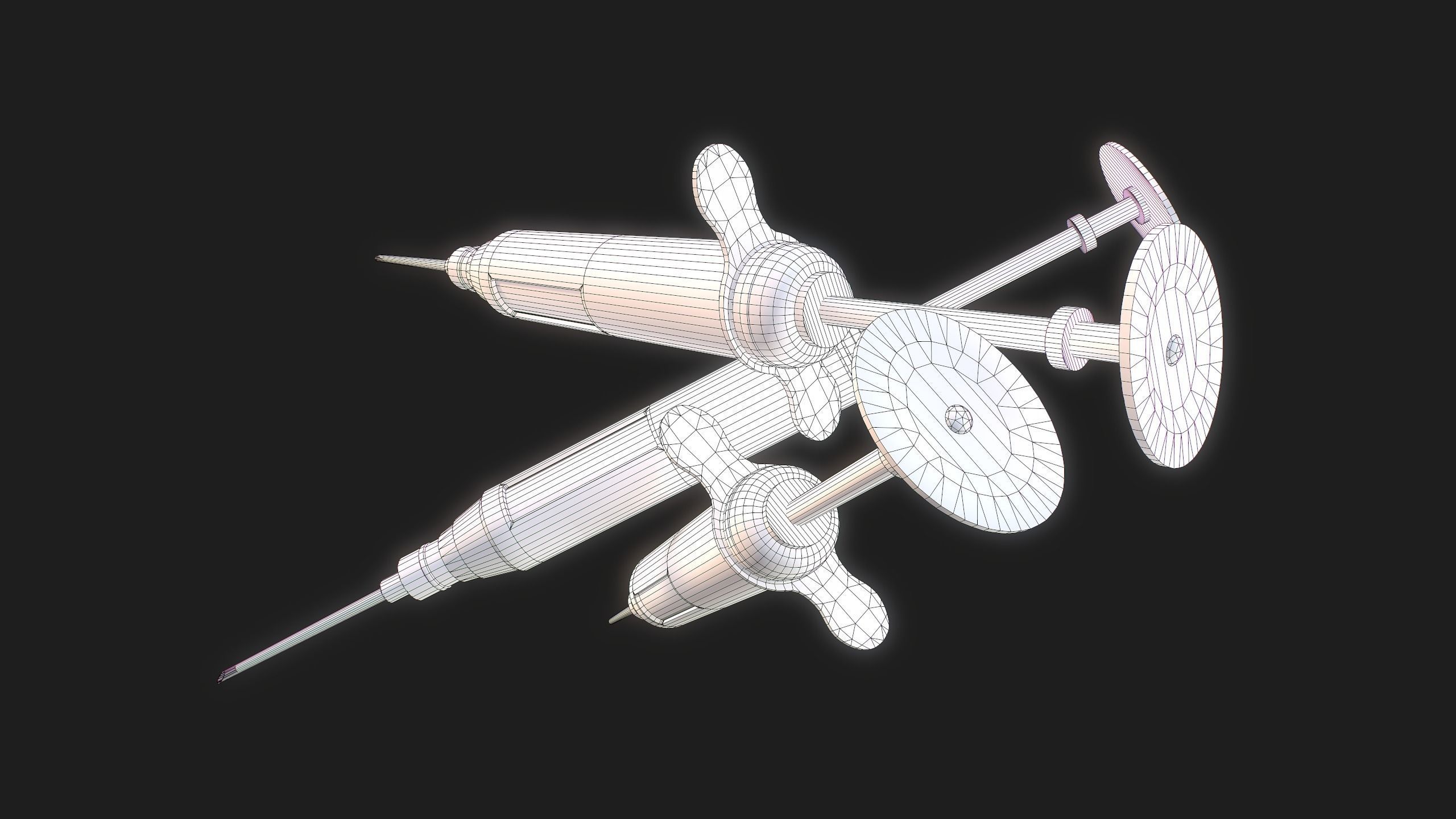 3D model Syringe VR / AR / low-poly | CGTrader