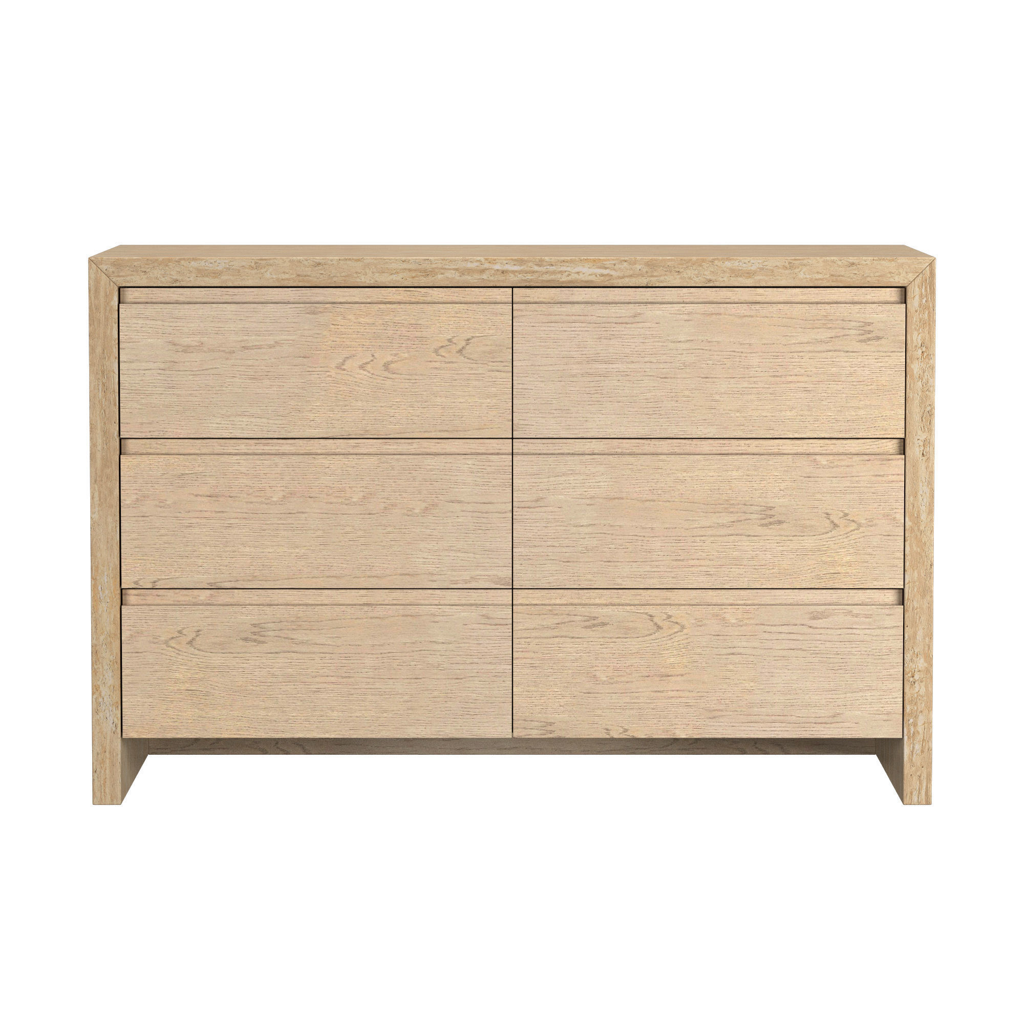 PIERA ITALIAN TRAVERTINE-WRAPPED DRESSER 3D model | CGTrader