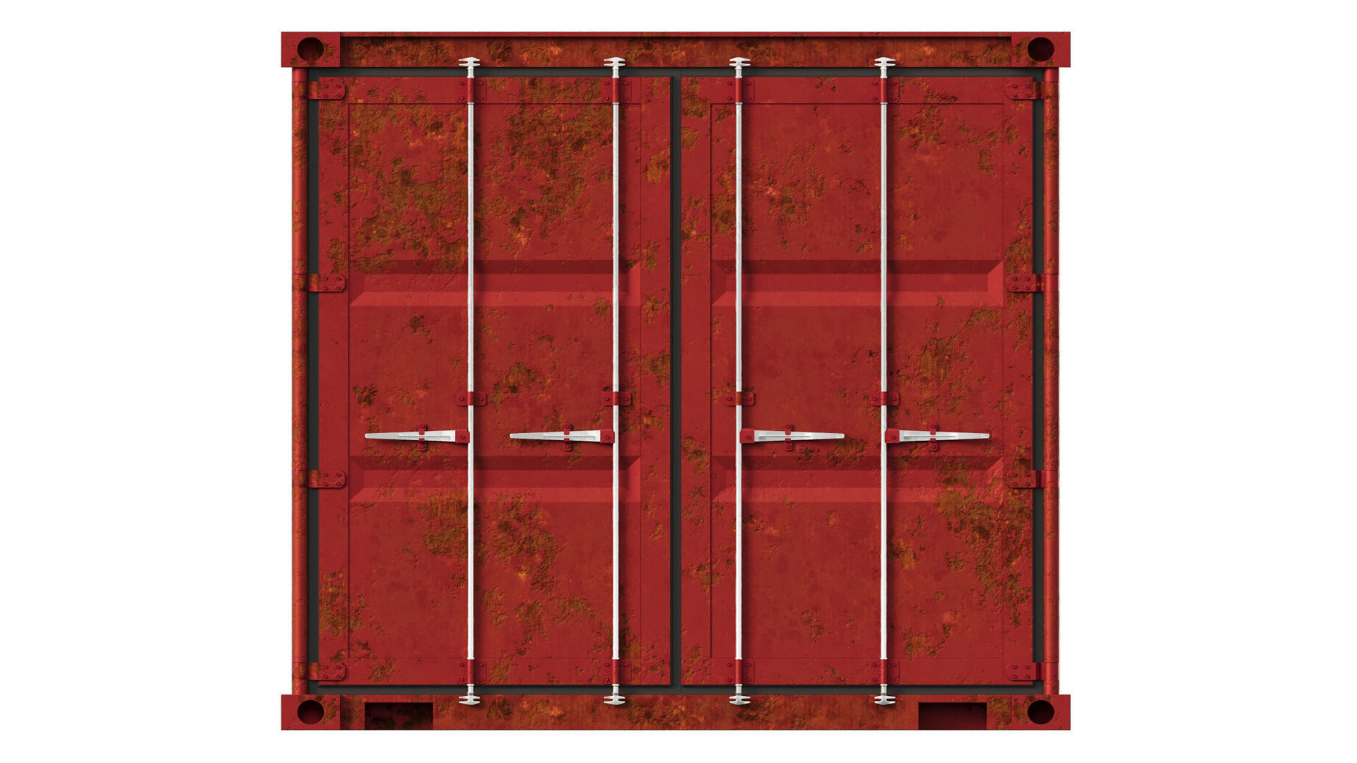 Sea Container new And Old With Rust 3D model | CGTrader