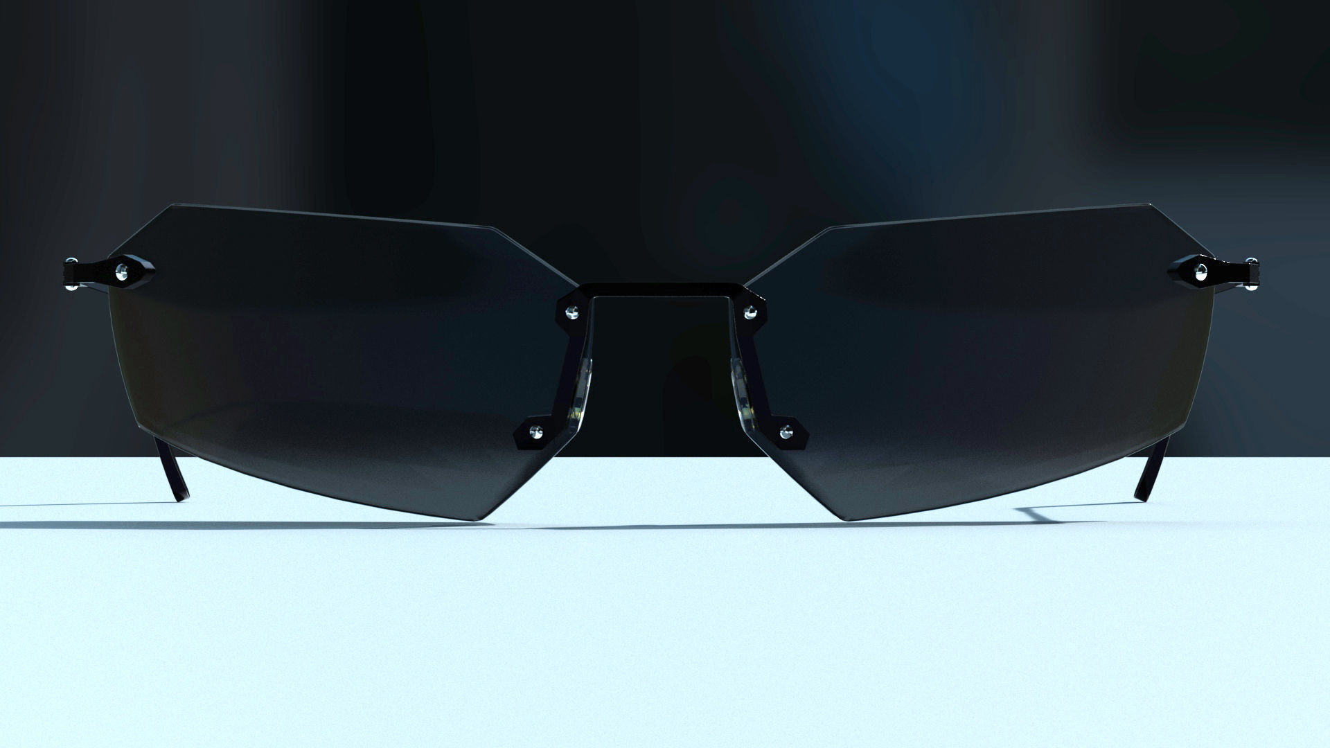 3D model The Matrix Sunglasses - Agent Smith VR / AR / low-poly | CGTrader
