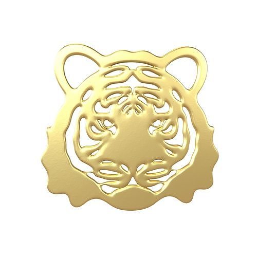 3D model Tiger Head Emblem V1 003 VR / AR / low-poly | CGTrader