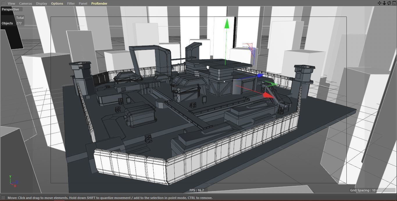 3D model 3D FPS game environment low poly VR / AR / low-poly | CGTrader