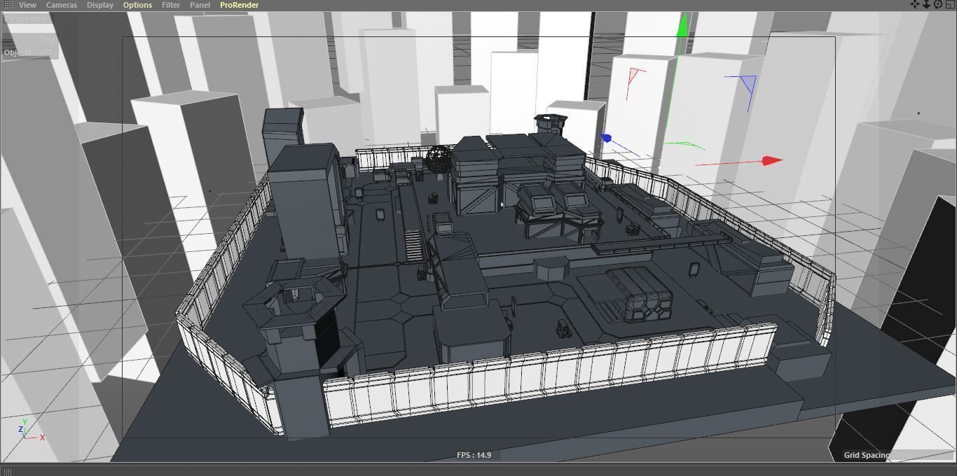 3D model 3D FPS game environment low poly VR / AR / low-poly | CGTrader