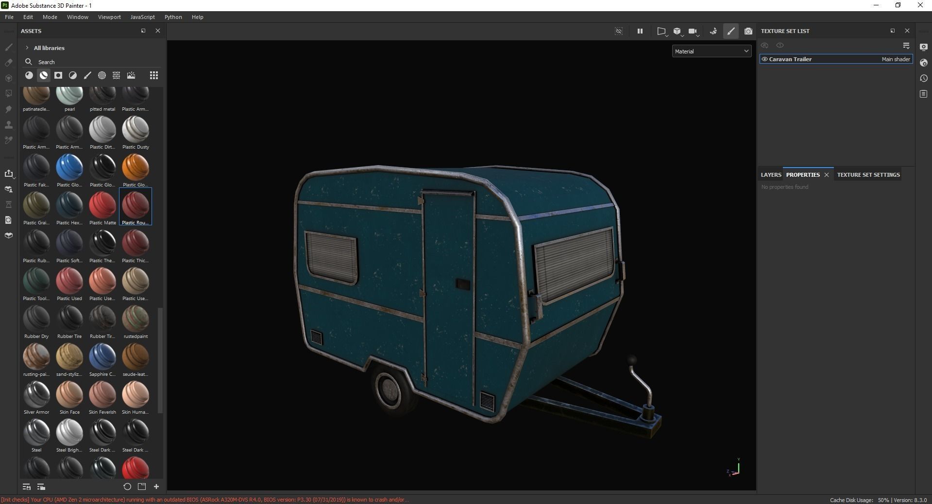 3D model Caravan Trailer 3D Model VR / AR / low-poly | CGTrader