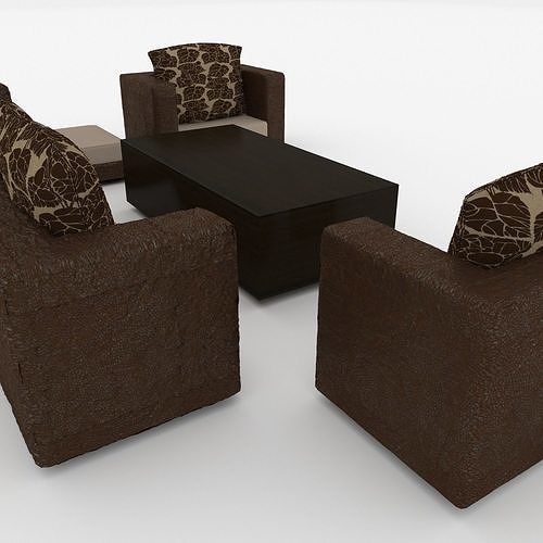 Furniture set 3D model | CGTrader
