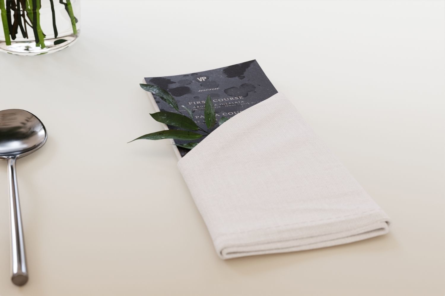 Classic restaurant table setting tableware 3D model | CGTrader