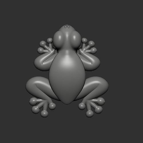 Frog model 3D 3D model | CGTrader