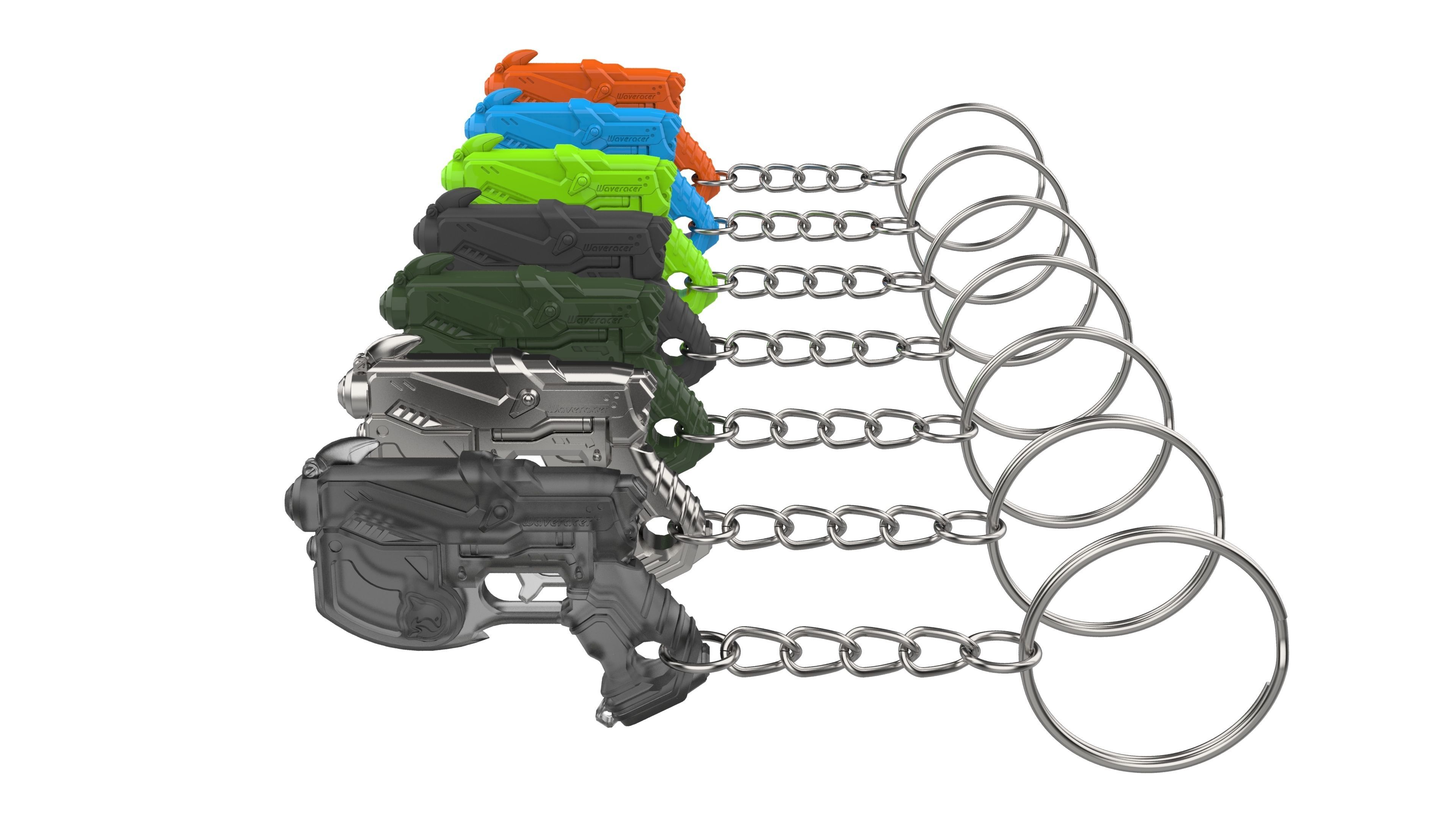 Keychain - DVa Waveracer Blaster - Overwatch - Printable - STL 3D model ...