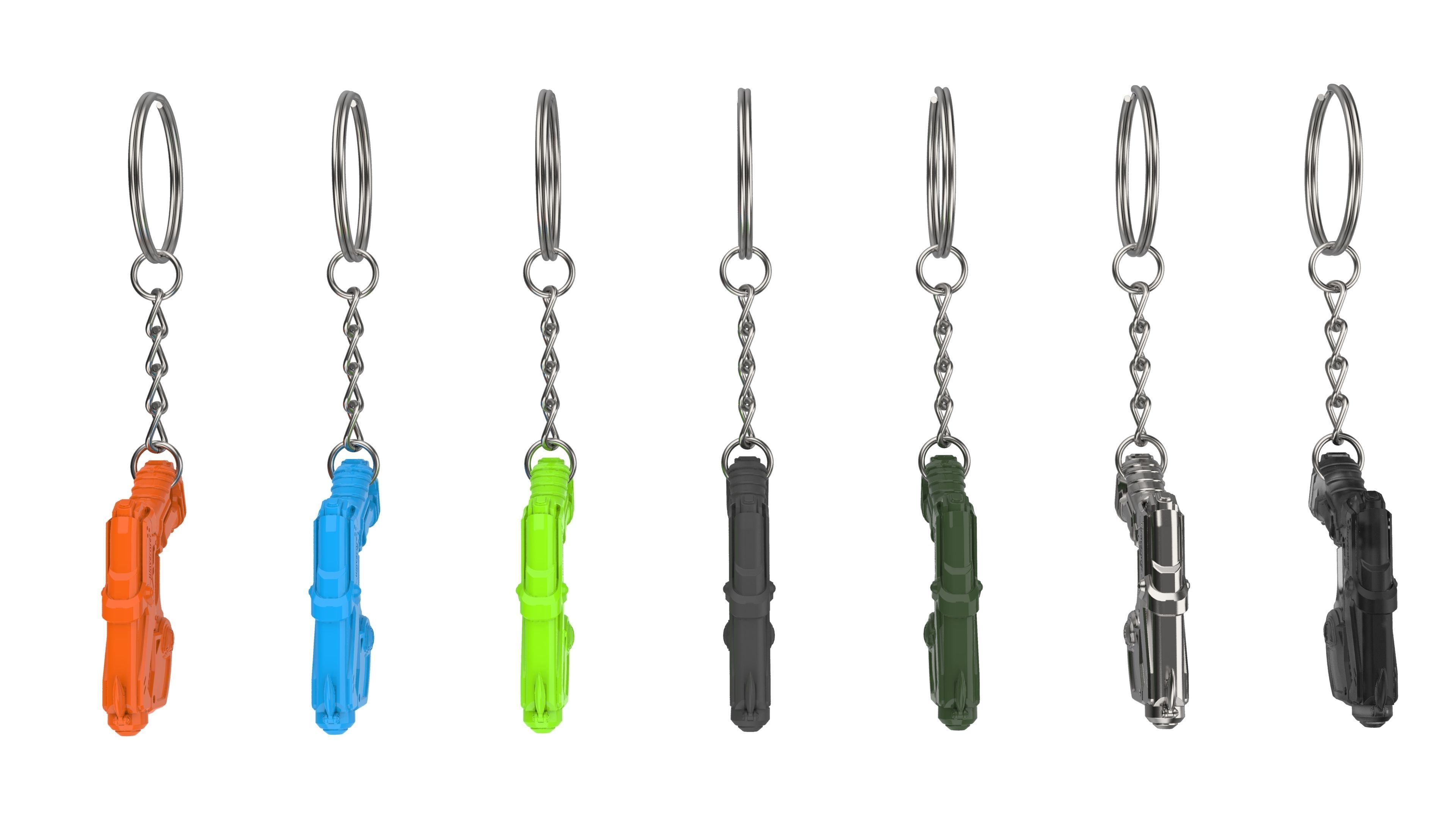 Keychain - DVa Waveracer Blaster - Overwatch - Printable - STL 3D model ...