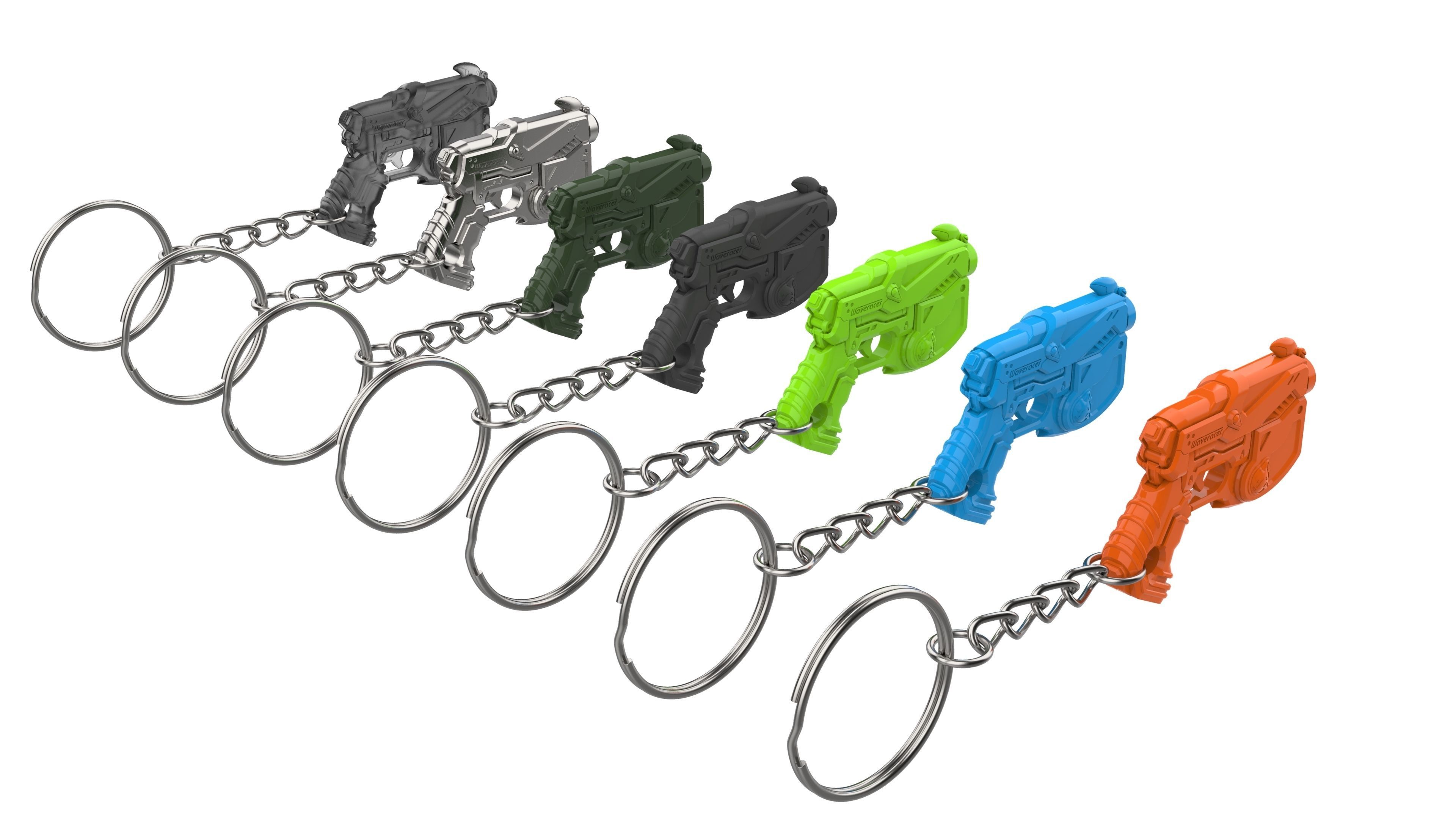 Keychain - DVa Waveracer Blaster - Overwatch - Printable - STL 3D model ...