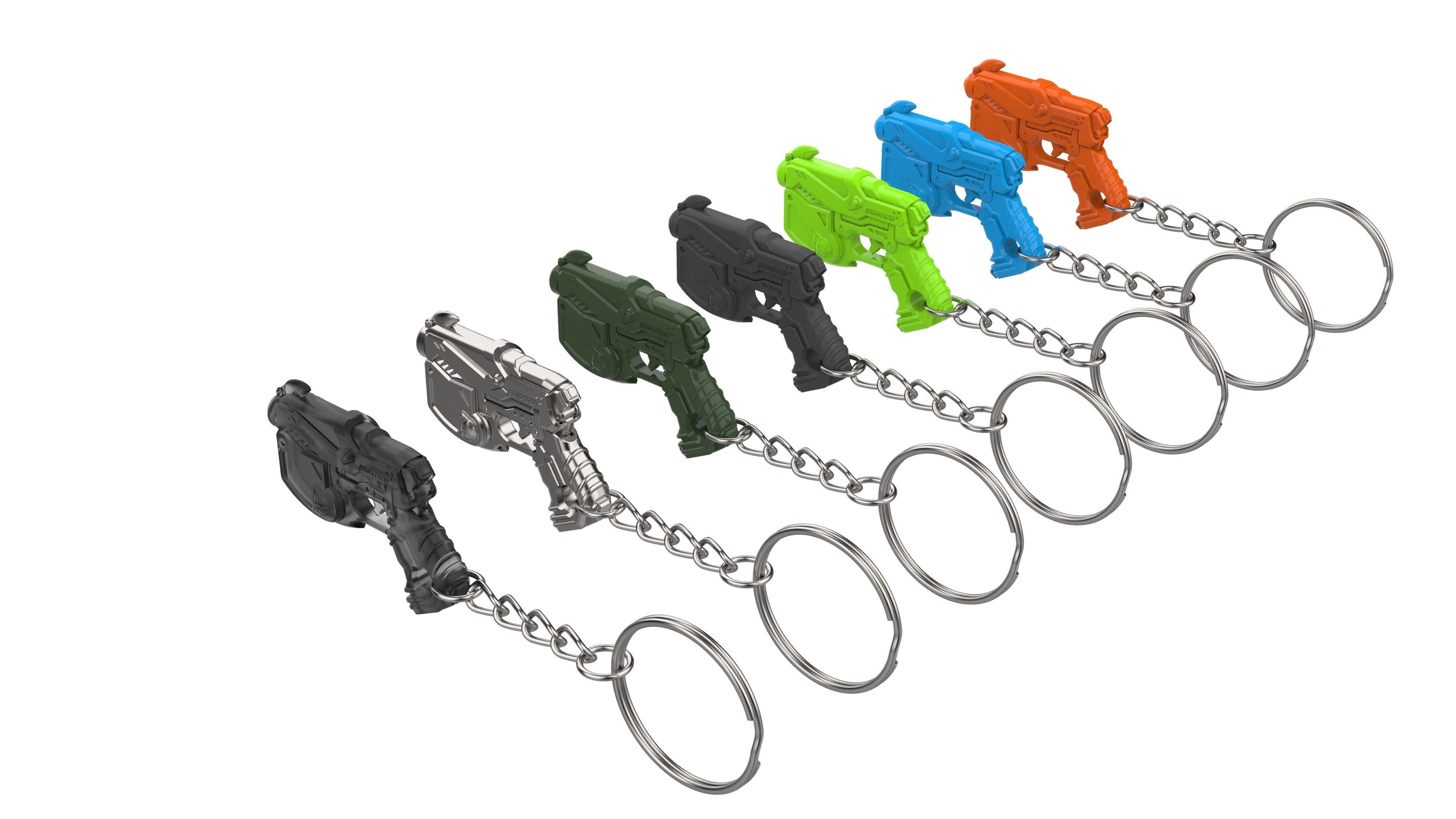 Keychain - DVa Waveracer Blaster - Overwatch - Printable - STL 3D model ...