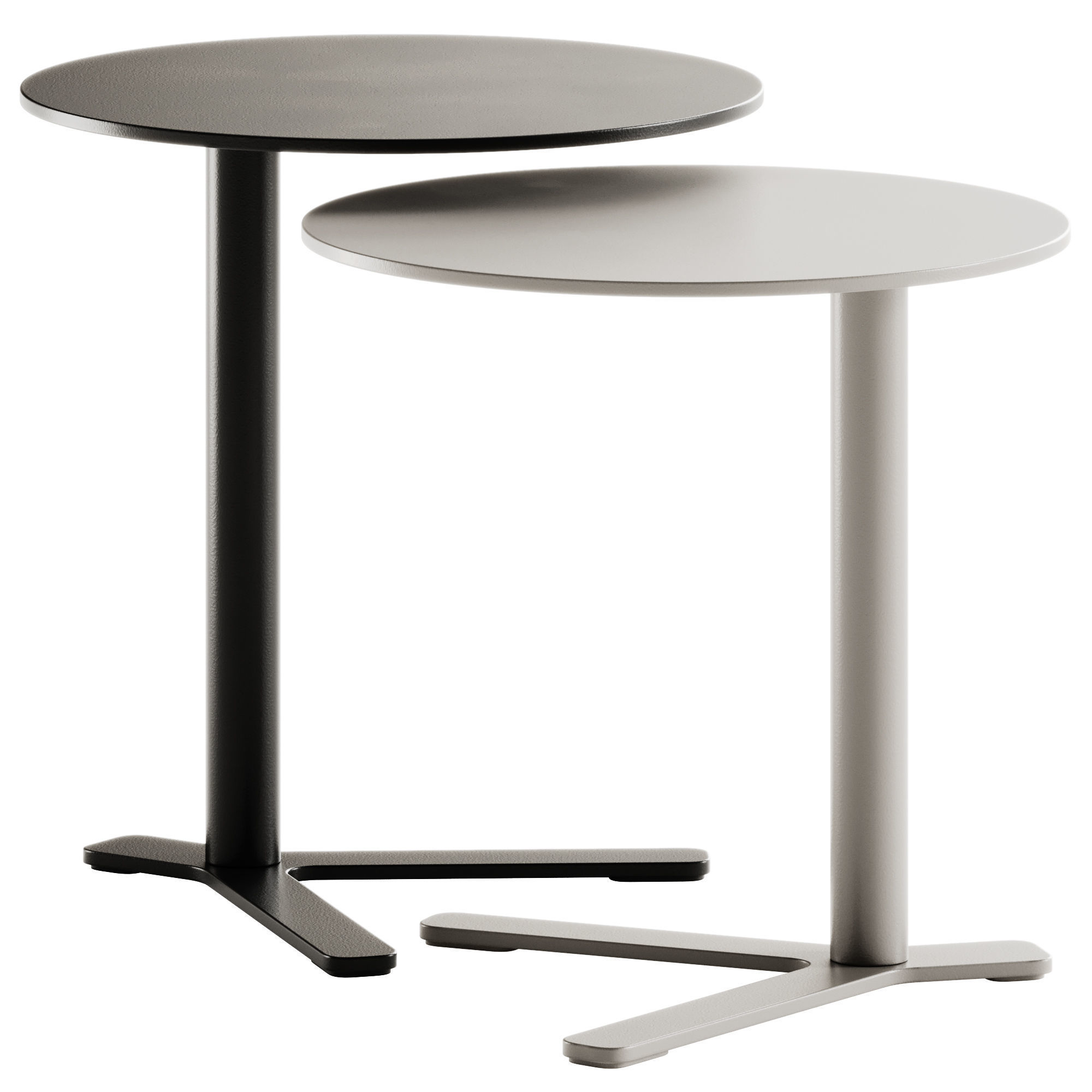 Lapalma YO OUTDOOR Round garden side table 3D model | CGTrader