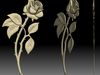 Roses bas-relief for CNC router or 3D printer 3D model 3D printable ...