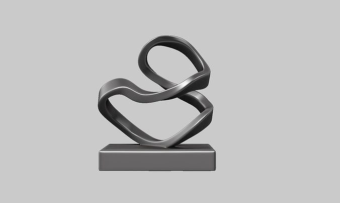 Abstract Sculpture 6 3D model 3D printable | CGTrader