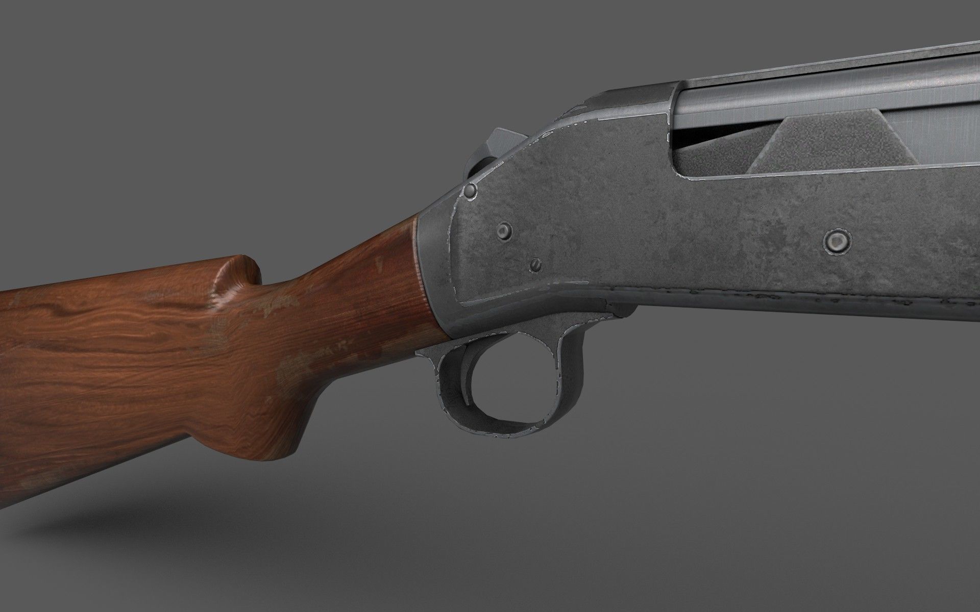 3D model Winchester 1897 VR / AR / low-poly | CGTrader