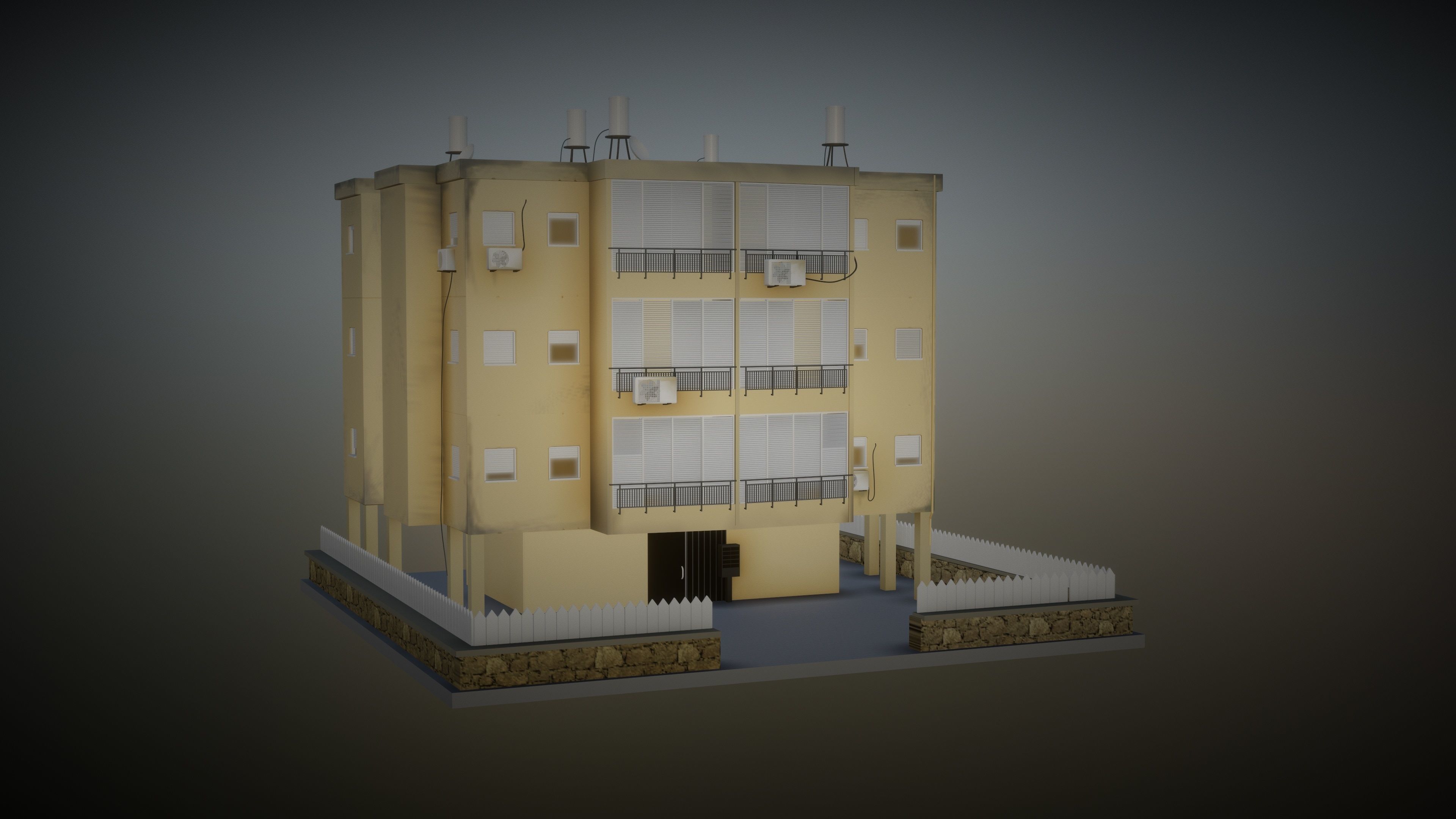 Israeli house 3D model | CGTrader