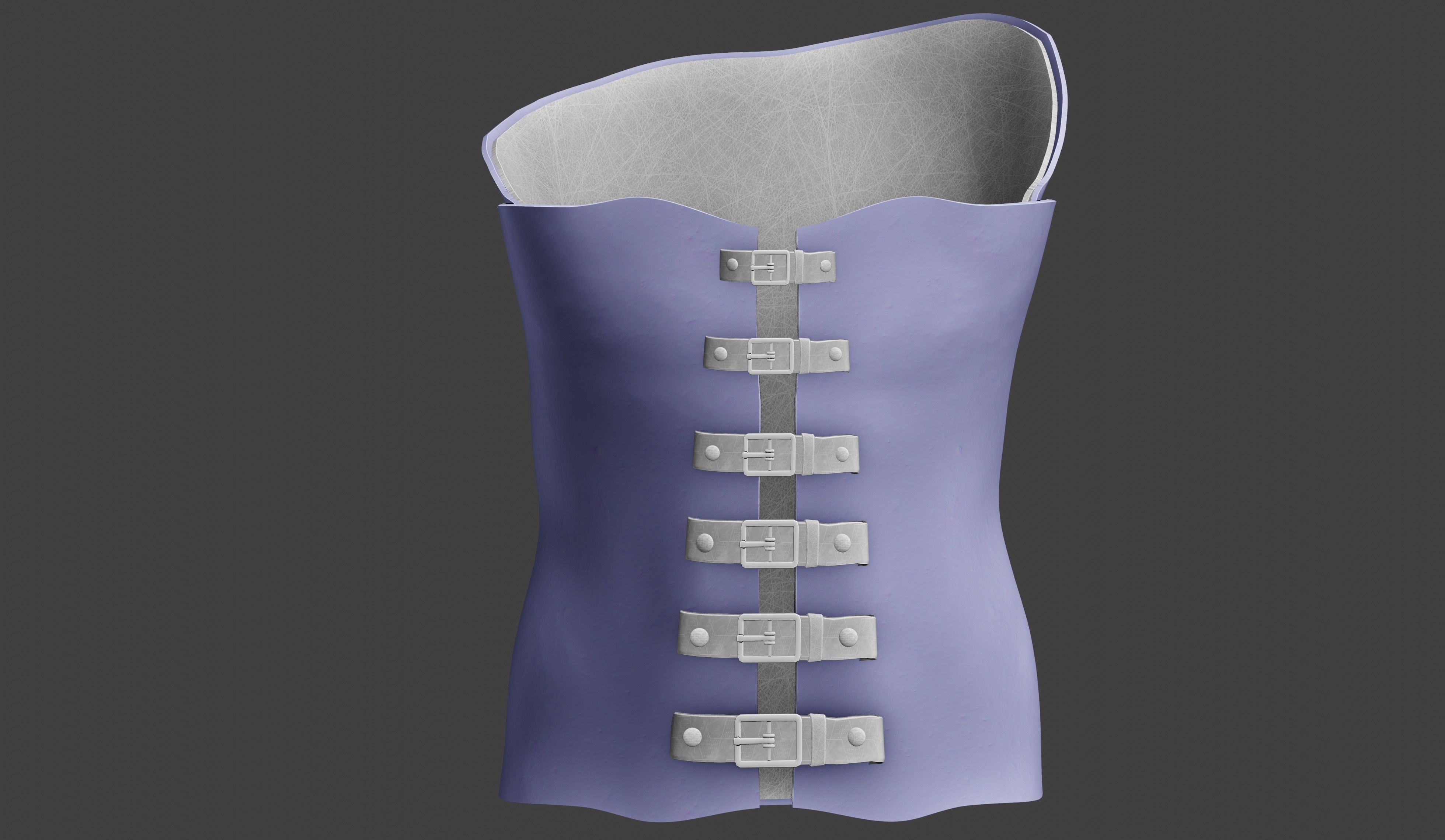Orthopedic Corset Scoliosis 3D-model Costumized Brace 3D model animated ...