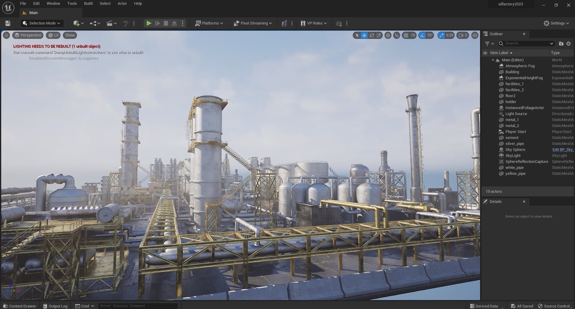 oil factory 3D model | CGTrader