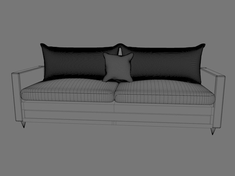 sofabed 3d model 3D model | CGTrader