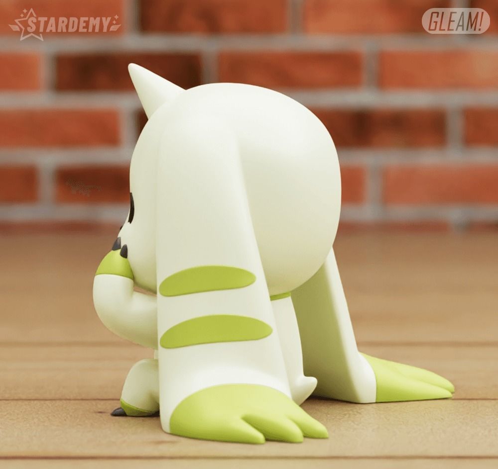 Terriermon Chibi no supports 2 different poses Digimon 3D model 3D ...