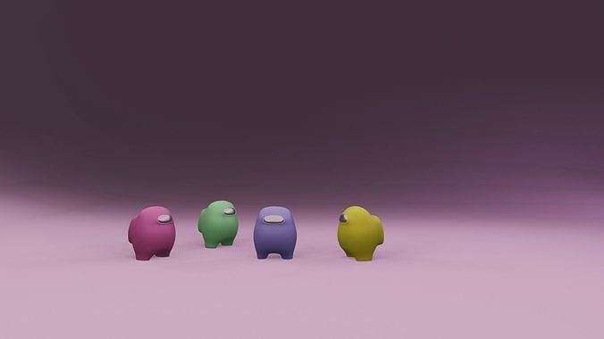 fat among us 3D model | CGTrader