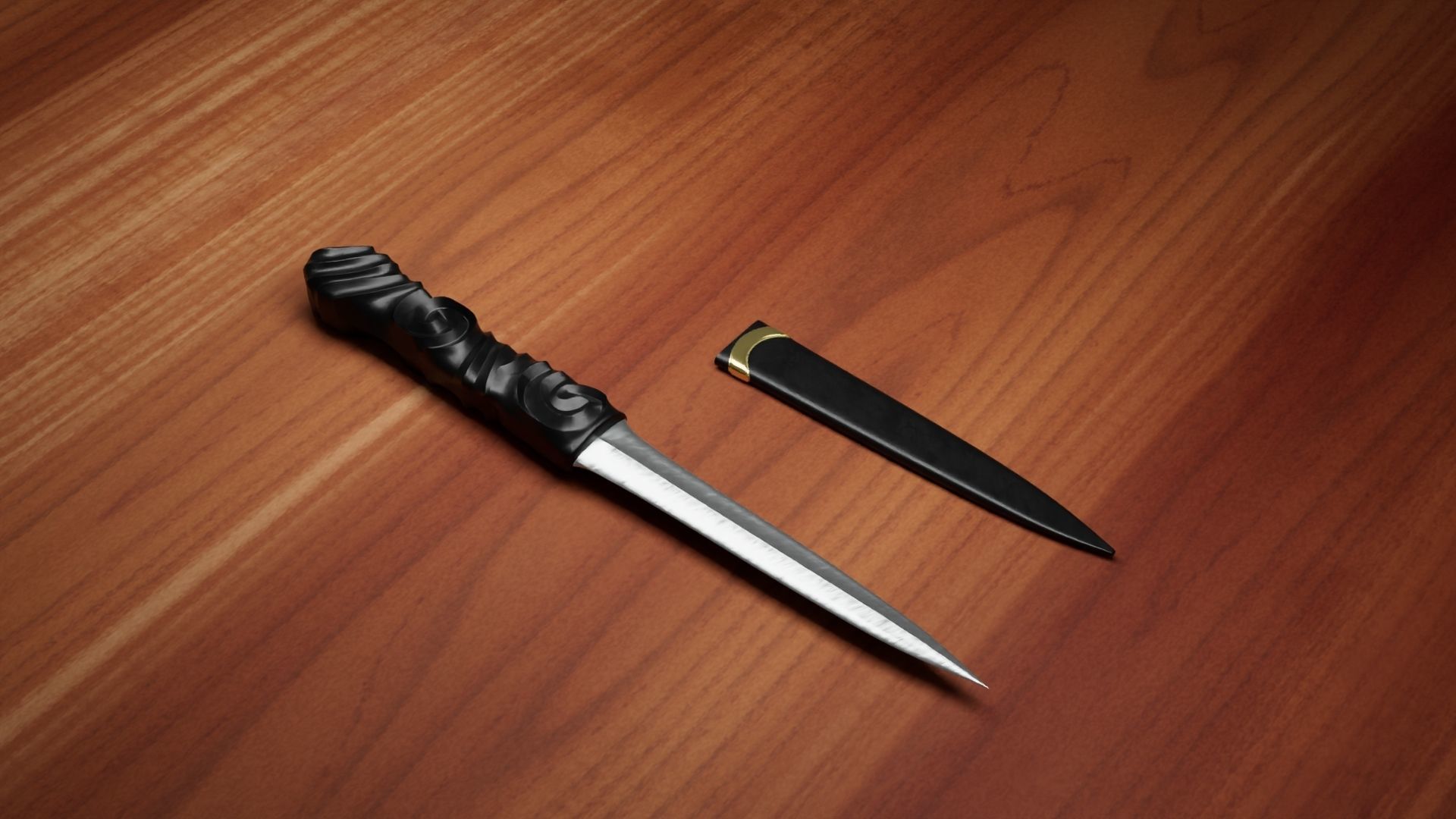 3D Knife High Poly 3D model | CGTrader
