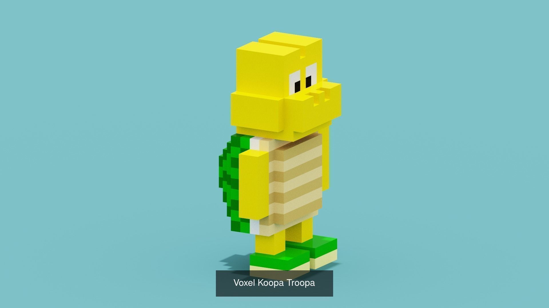 Voxel Super Mario Characters 3D Model Collection | CGTrader