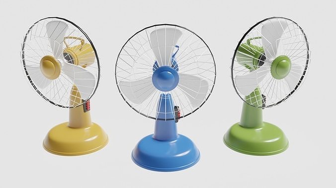3D model Vintage Fan VR / AR / low-poly | CGTrader