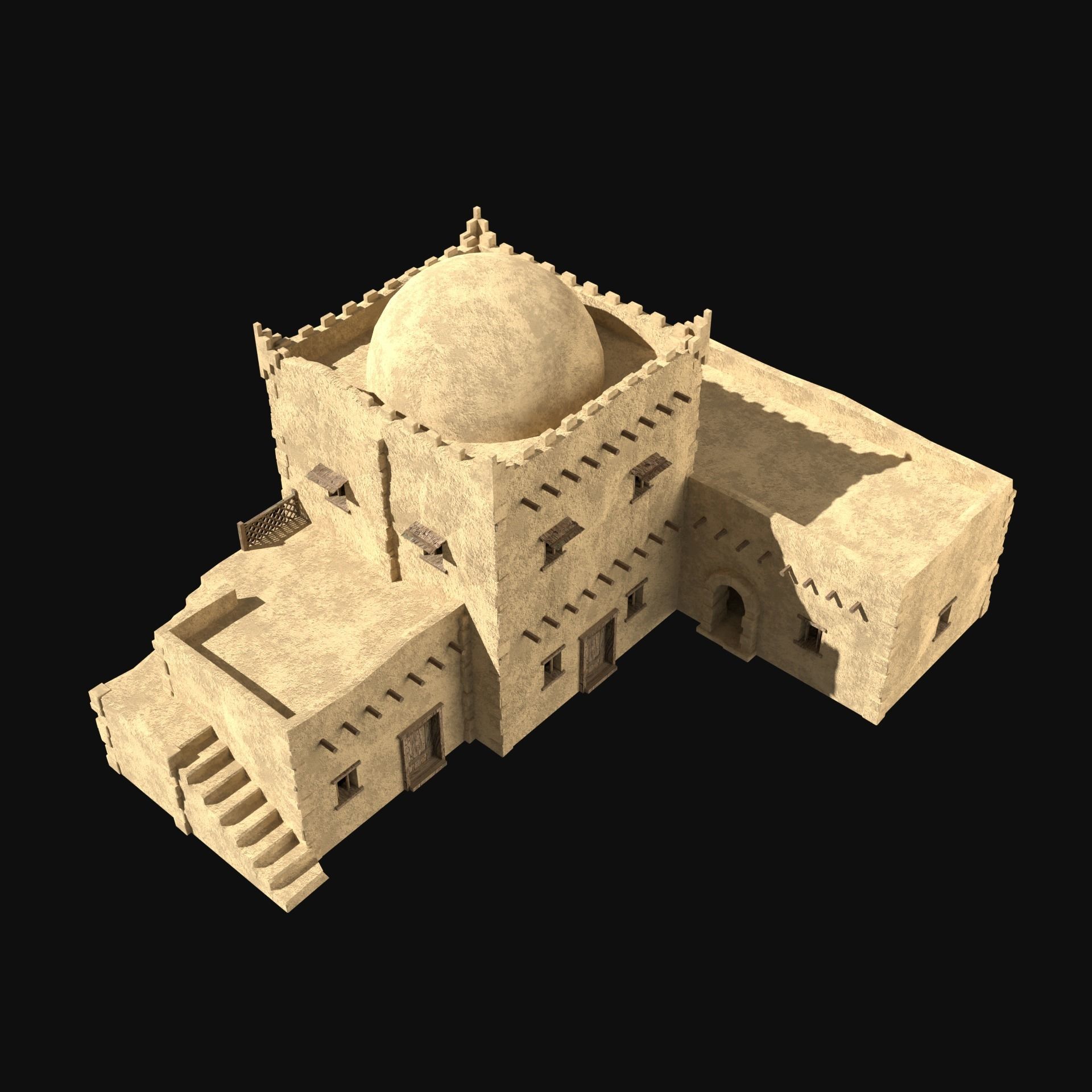 3D model DESERT ARAB ANCIENT EGYPT TURKEY SUMER BABYLON HOUSE ...