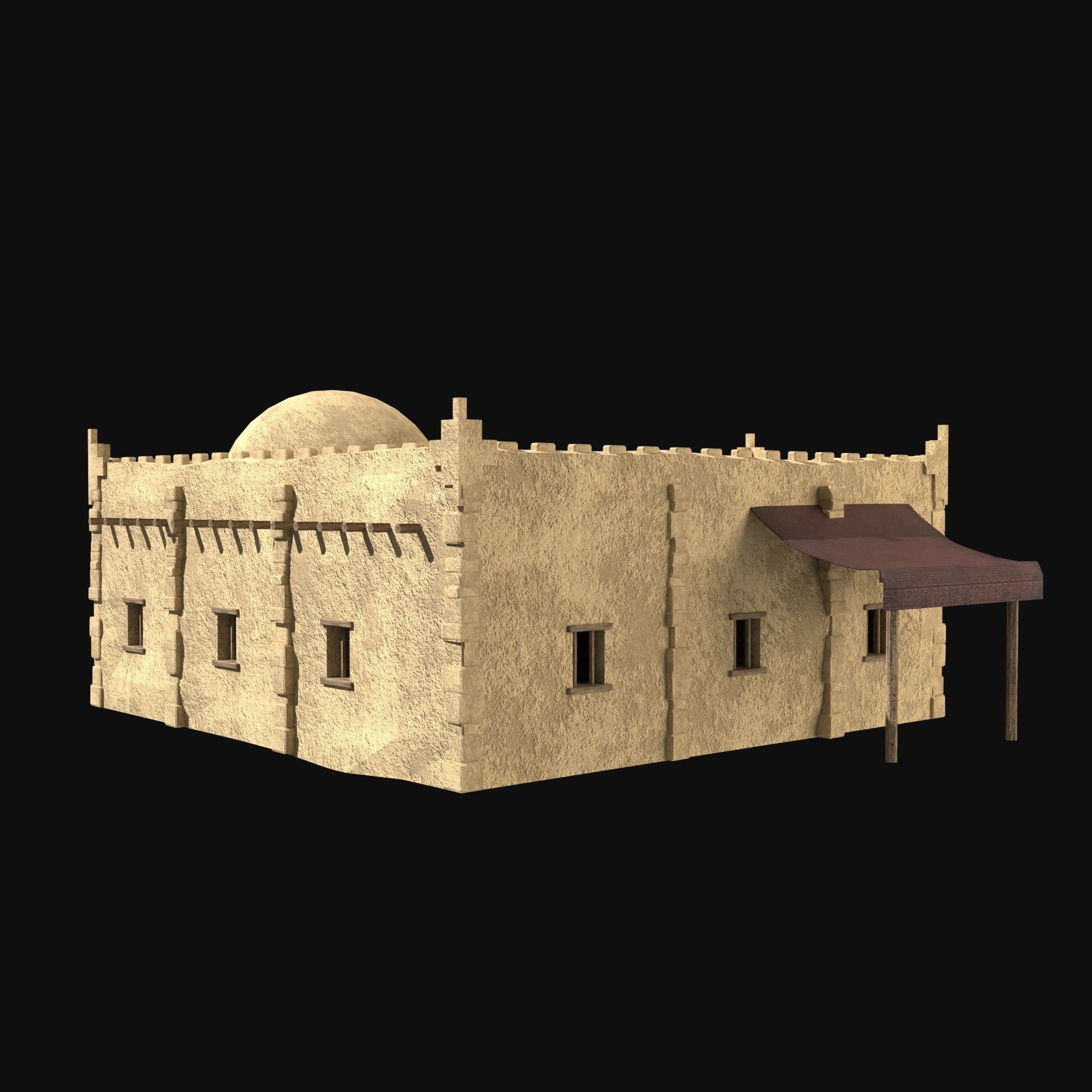 3D model DESERT ARAB ANCIENT EGYPT TURKEY SUMER BABYLON HOUSE ...