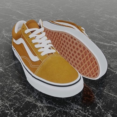 3D model VANS 3D SHOES - CAMEL VR / AR / low-poly | CGTrader