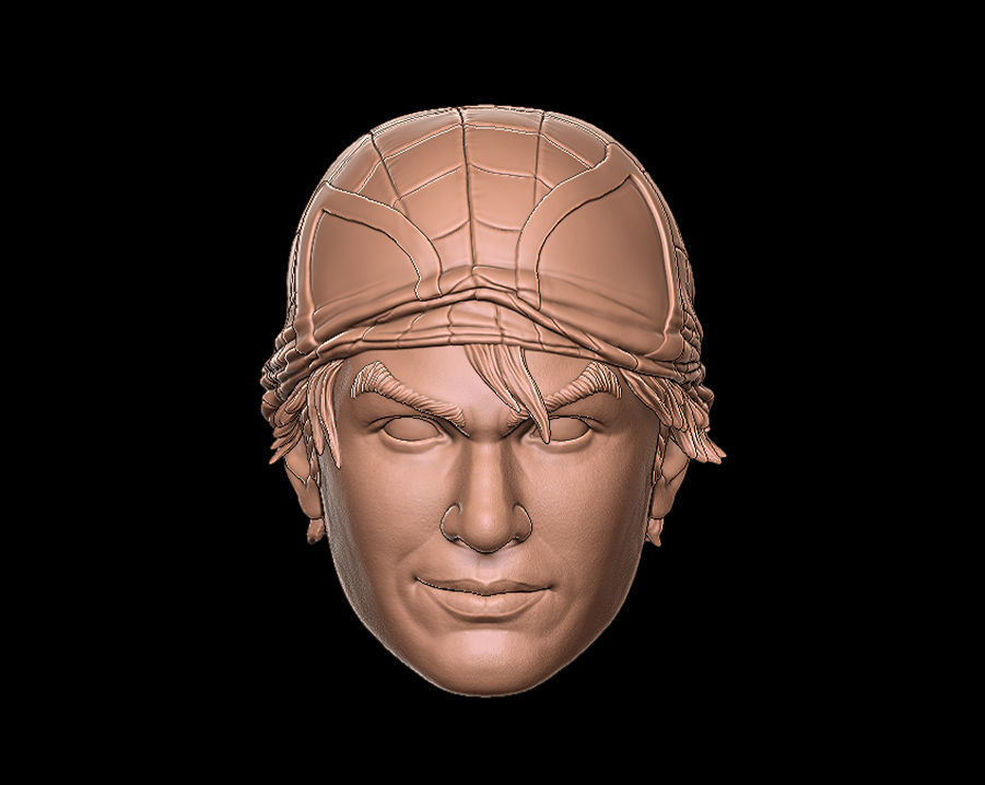 Spiderman Peter Parker Head 3D model 3D printable | CGTrader