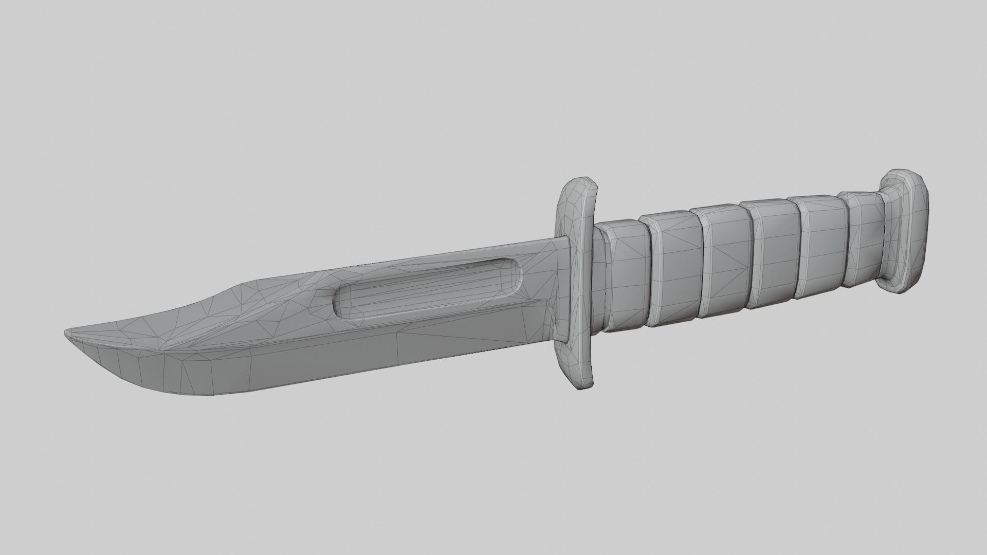 3D model Kabar Combat Knife VR / AR / low-poly | CGTrader
