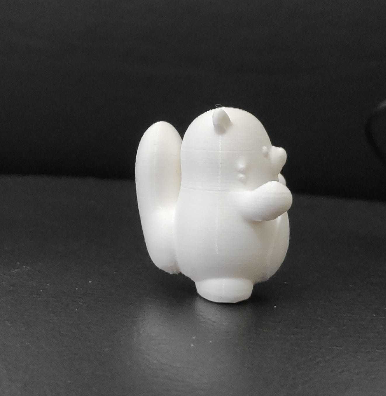 Round Beaver 3D model 3D printable | CGTrader