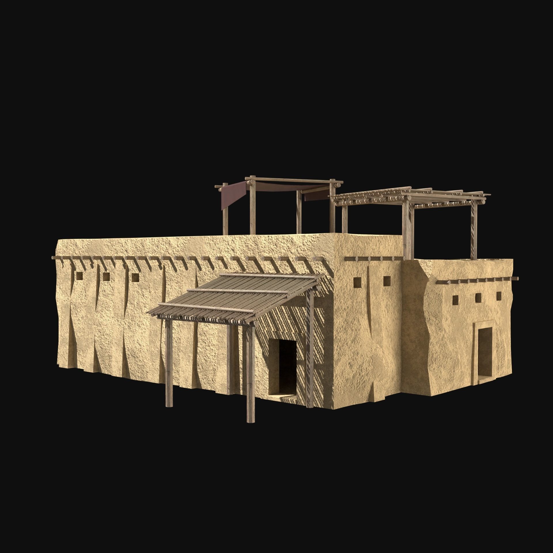 3D model ARAB DESERT ANCIENT EGYPT TURKEY SUMER BABYLON HOUSE ...