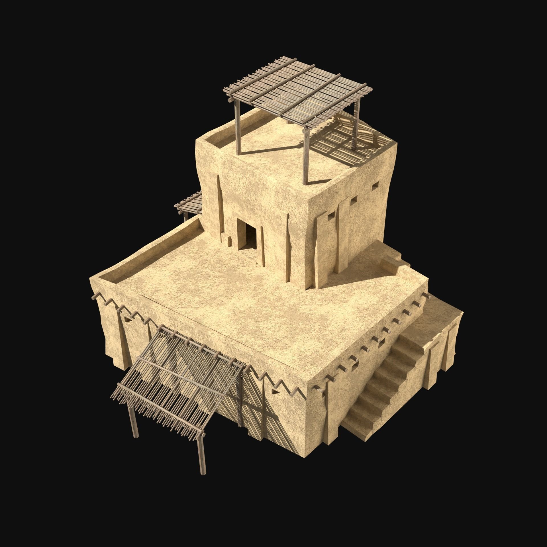 3D model ARAB DESERT ANCIENT EGYPT TURKEY SUMER BABYLON HOUSE ...