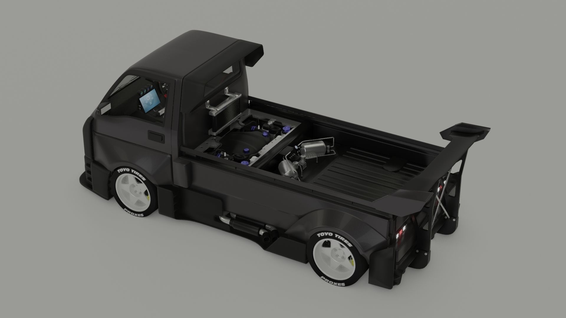 Suzuki Carry V10 Widebody Kit 3D model | CGTrader