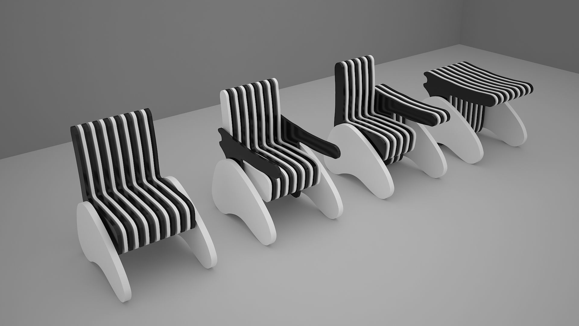 Rotating Chair With Multi-function 3D model | CGTrader