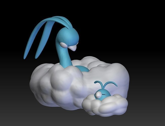 Pokemon Swablu Altaria 3D model 3D printable | CGTrader
